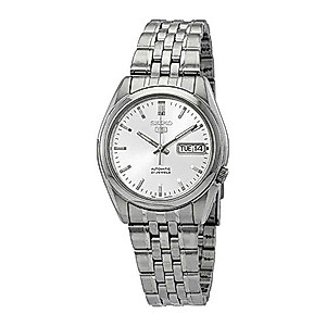 SEIKO Series 5 Automatic Silver Dial Men's Watch SNK355