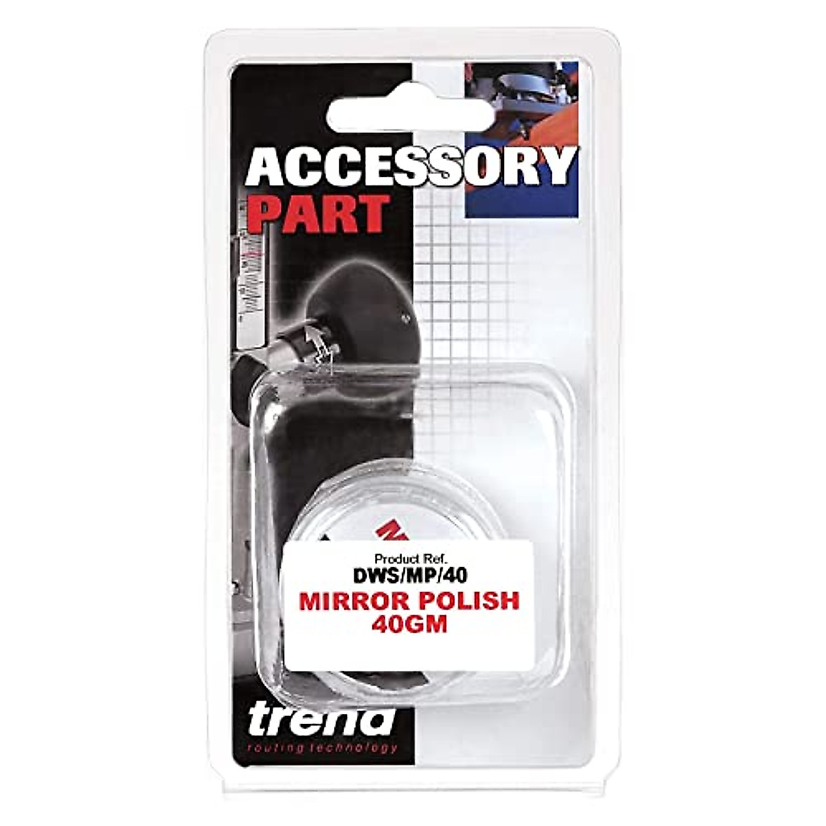 Trend Ultra Fine Mirror Paste for Honing and Polishing Your Sharpened Knives & Tools, DWS/MP/40