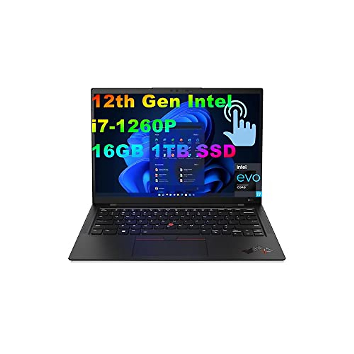 AimCare Supported NewLenovo ThinkPad X1 Carbon Gen 10 Ultrabook Laptop 14.0" FHD+ Touch Screen Intel EVO Core i7-1260P, 16GB LPDDR5 RAM 1TB SSD Webcam Fingerprint HDMI 2.0 Thunderbolt 4 Win 11Pro