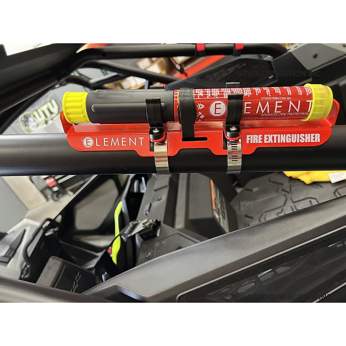 Element E50 Fire Extinguisher Stick 40050 With Rollcage Mounting Kit