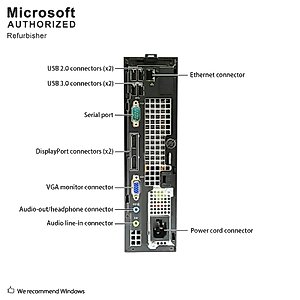 Dell Optiplex 9010 Ultra Small Desktop PC, Intel Quad Core i5 Processor, 16GB RAM, 512GB Solid State Drive, Windows 10 Professional, DVD, HDMI, Bluetooth, Keyboard, Mouse, WiFi (Renewed)