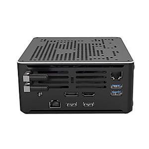 VENOEN 10th Core i7 10750H Mini PC Windows 11, 32GB DDR4 RAM 512GB NVME SSD, HD2.0, DP, 4K Output, RJ45 LAN, Type C,9260AC WiFi, BT5.0, Security Lock, Wake on Power, Small Computer, Gaming/Office Use