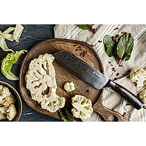 Yatoshi 13 Knife Block Set - Pro Kitchen Knife Set Ultra Sharp High Carbon Stainless Steel with Ergonomic Handle