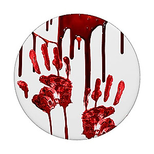 Cute Bloody Hand Halloween Blood Dripping Horror PopSockets Swappable PopGrip