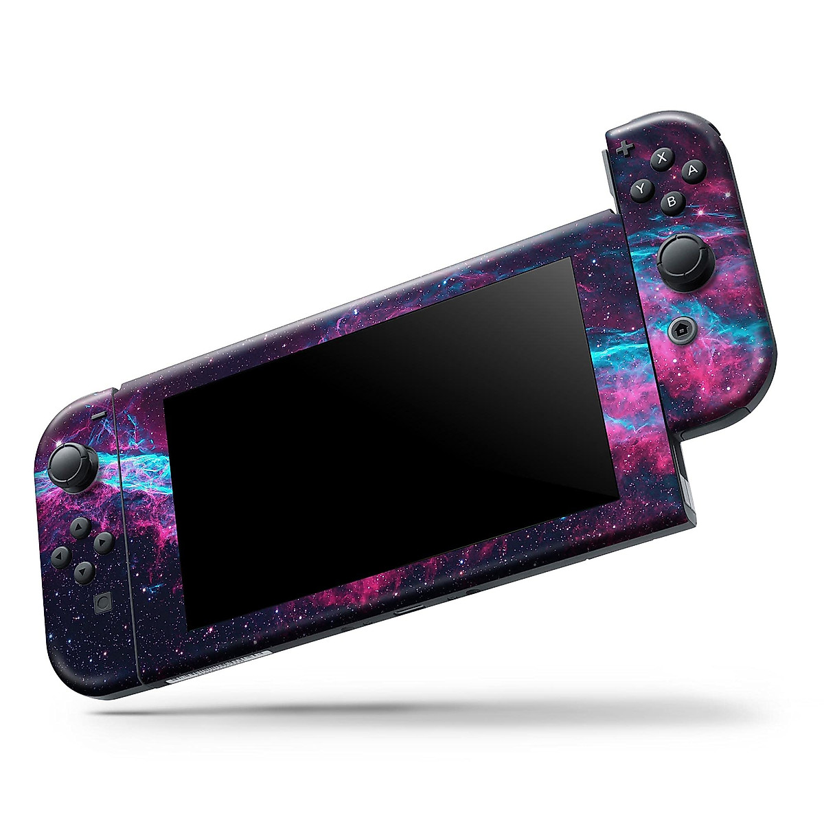 Design Skinz - Compatible with Nintendo Switch Console + Joy‑Con - Skin Decal Scratch-Resistant Removable Vinyl Wrap Cover - Cosmic Strobe Space V1
