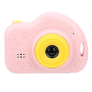 Digital Camera Toy, Plastic Kid Camera Toy, Camera Toy, 1200W for Boys & Girls with Stickers Portable Kids