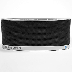 Spracht BluNote 2.0 Portable 10-Watt Wireless Bluetooth Speaker for Music and Voice