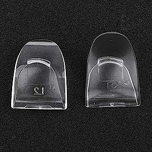 1 Pair L2 R2 Button Extenders Trigger Buttons for PS4 / PS4 Slim / PS4 Pro Game Controller (Clear)
