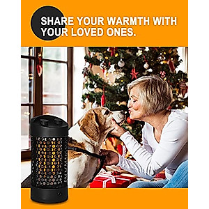 Star Patio Outdoor Patio Heater, Electric Patio Heater, Infrared Heater With 180° Oscillation, Outdoor Heater, Under Table Heater，STP1317-HD-M