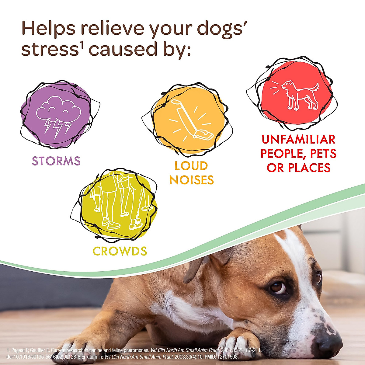 Virbac ZENIDOG Gel Diffuser - Dog Calming Pheromones for Stress Relief, No Electricity Required & Lasts up to 2 Months, Dog Calming Diffuser