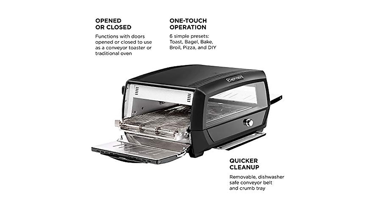 Chefman Food Mover Toaster Oven - Perfect Toast & More