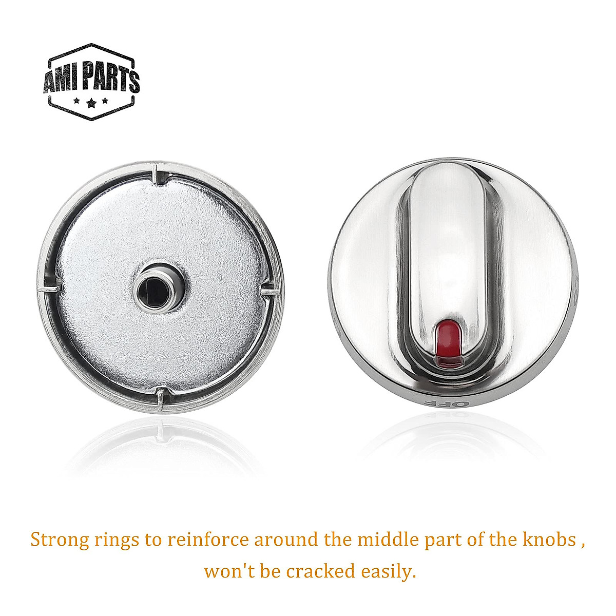 AMI PARTS DG64-00472A DG64-00347A Compatible with Sam-sung Stove Knob - Range Gas Stove Knob Dial - Replaces DG64-00472A DG64-00347B NX58F5500SS NX58F5500SS