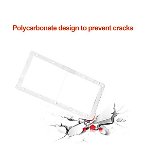 JHTii 5pcs Welding Cheater Lens, 1.0/1.5/2.0/2.5/3.0 Diopter Cheater Lens for Welding Helmet, Durable, Lightweight, 2" Height x 4.25" Length Compatible with Most Welding Helmet