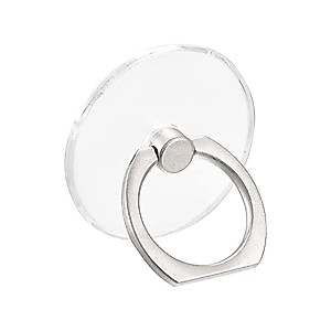 uxcell Transparent Phone Ring Holder, Clear Finger Grip Stand for Phone, Case, Tablet (Round Shape)