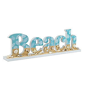 SAILINGSTORY Beach Decor, Beach Sign Beach Bathroom Decor Nautical Decor Ocean Coastal Decor