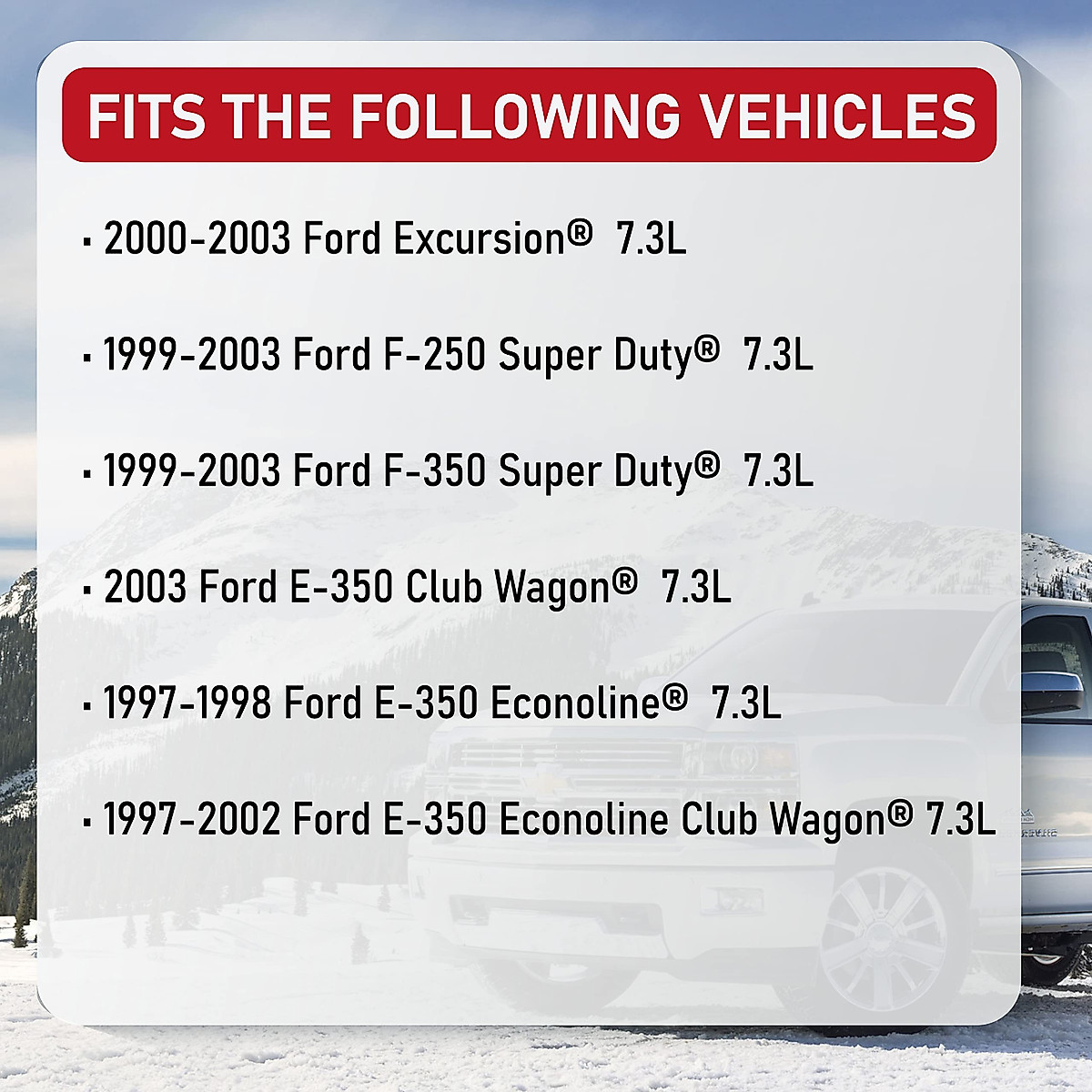 Automatic Serpentine Belt Tensioner Pulley Assembly - Replaces BT50, BT-50 - Compatible with Ford Vehicles - 1997-2003 - E-350 Club Wagon, Econoline, Excursion, F-250 Super Duty - 7.3L V8 Diesel