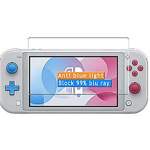 Vaxson 2-Pack Anti Blue Light Screen Protector, compatible with Nintendo Switch Lite TPU Film Protectors Sticker [ Not Tempered Glass ]