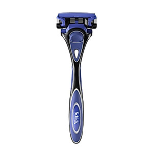 Schick Newly Improved Hydro Premium 5 Men's 5 Blade Razor Set with 1 Handle and 17 Blades Equipped with Moisture Gel Reservoir - 40% decrease of Skin Irritation - Good for Wet Shaving
