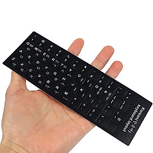 GARASANI Mini Wired Keyboard(Korean-English) Ultra Thin and Light Portable 78 Keys USB Desktop, Laptop, Windows 7/8/10, Keyboard Protection Skin, Korean Keyboard Stickers Included