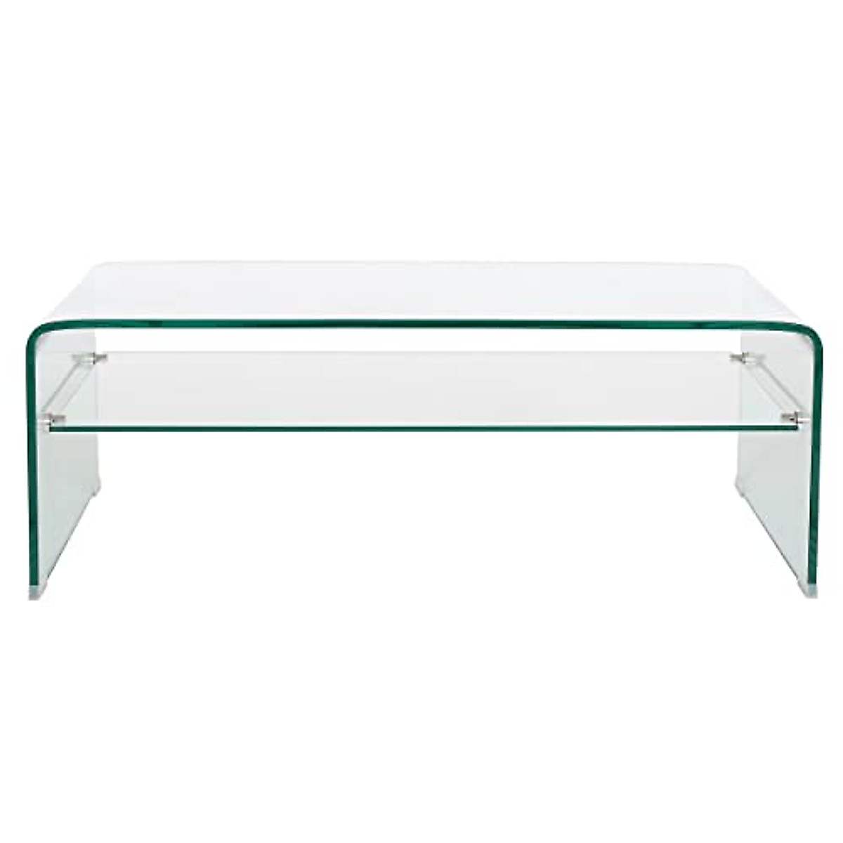 Christopher Knight Home Salim 12mm Tempered Glass Coffee Table, Clear, 39.5 in x 21.7 in x 14 in