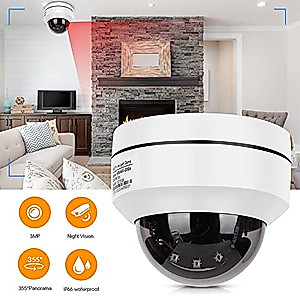 Surveillance System, PTZ Camera Optical Zoom IP66 Waterproof 1080P Pan Camera AHD and PTZ for Security(NTSC)
