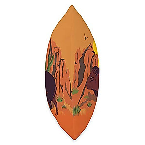 Sonoran Desert Gifts Peccary Javelina Animal Lover Southwestern Sonoran Desert Throw Pillow, 16x16, Multicolor