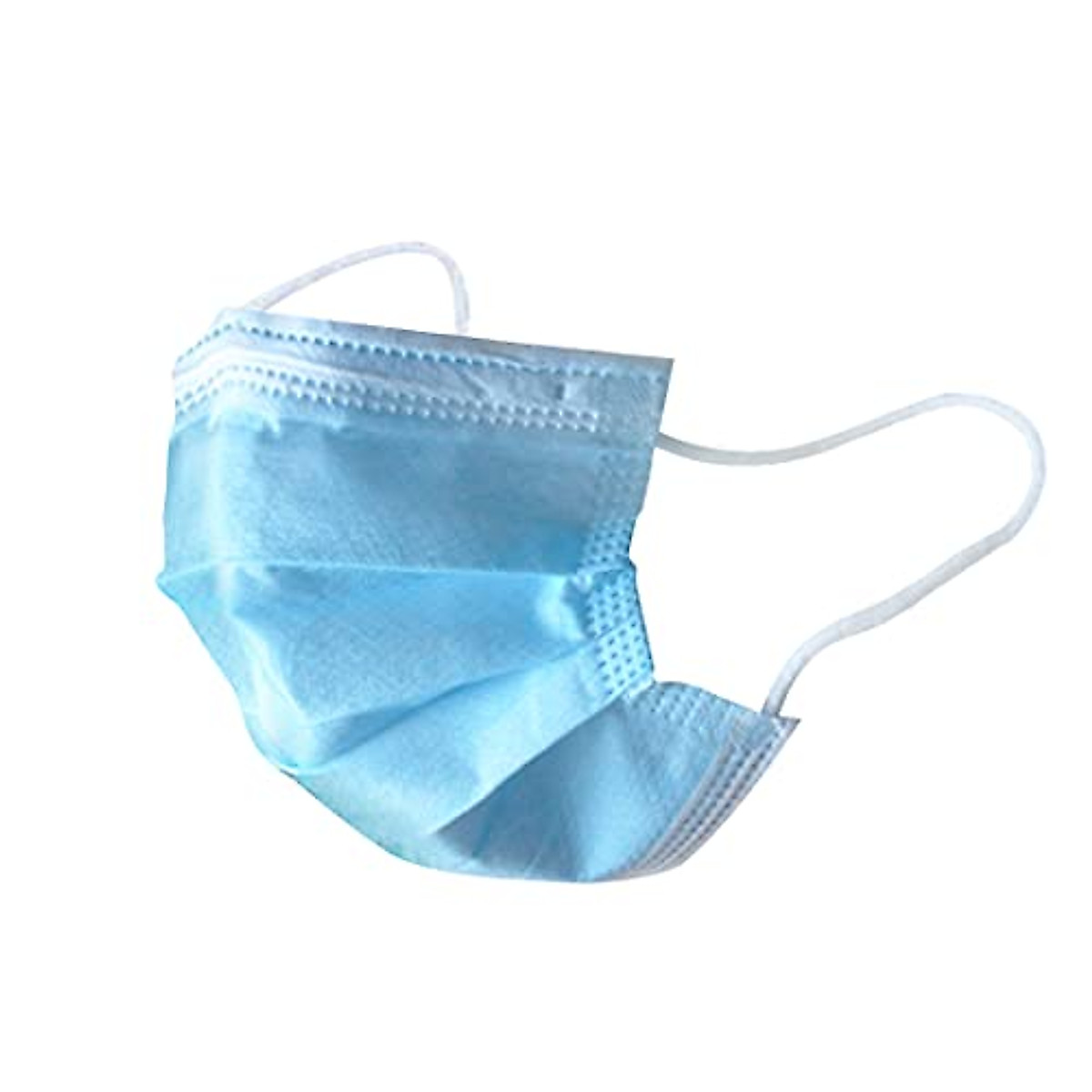 Medi-More Face Masks, Light Blue Face Mask for Men and Women, 50 Count