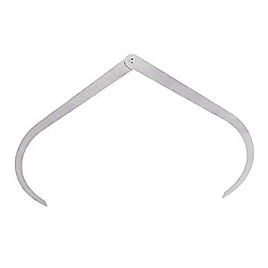 SUPVOX 4pcs Stainless Steel Clay Caliper Caly Sculpture Measuring Caliper Ceramics Measuring Tool (4 Inch, 8 Inch, 10 Inch, 12 Inch)
