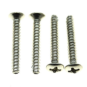KAISH Pack of 50 Metric Thread M3 Single Coil Pickup Mounting Screws and Springs 3x21.5mm for ST Strat/Tele Nickel
