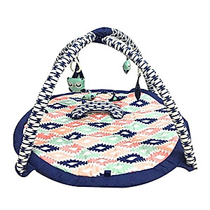 Bacati - Baby Activity Gyms & Playmats (Aztec Coral/Mint/Navy)