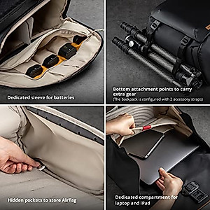 PGYTECH OneGo Air 20L Camera and Drone Backpack for DJI AVATA/Mini 3 Pro/Mavic 3/Air 2/2S/Mini 2/ FPV,Sony,Canon,Nikon,DSLR/SLR Mirrorless,Camera Tripod Photographer Bag Gift