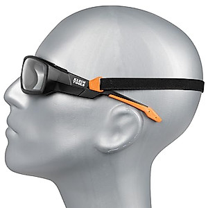 Klein Tools 60538 Gasket Safety Glasses, Professional PPE Protective Eyewear, Full Frame, Scratch Resistant, Anti-Fog, Indoor/Outdoor Lens