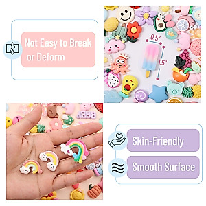 Mr. Pen- Slime Charms, 100pcs, Resin Charms, Charms for Slime, Cute Charms, Flatback Resin Charms, Fake Candy Charms, Flatback Charms, Resin Flatback Charms, Flat Back Resin Charms, Easter Egg Fillers