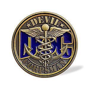 U.S. Navy Corpsman DOC Challenge Coin Devil Corpsman Commemorative Coin