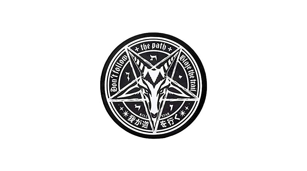 Killstar Baphomet Rug - Gothic Dark Aesthetic Floor Decor