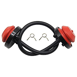 Homhelar 570682A 751-10639 298090 Primer Bulb with Fuel Line for MTD Craftsman Troy-Bilt Bolens Lawn-Boy Yard Machines Ryobi Snowblower 951-10888B 751-10888 951-10888 Primer Assembly