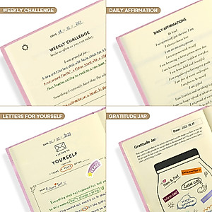 Taja Gratitude Journal for Women & Men: 5 Minute Journal, Daily Manifestation Mindfulness Journal With Positive & Grateful Prompts For More Happiness, Positivity, Affirmation and Self Care