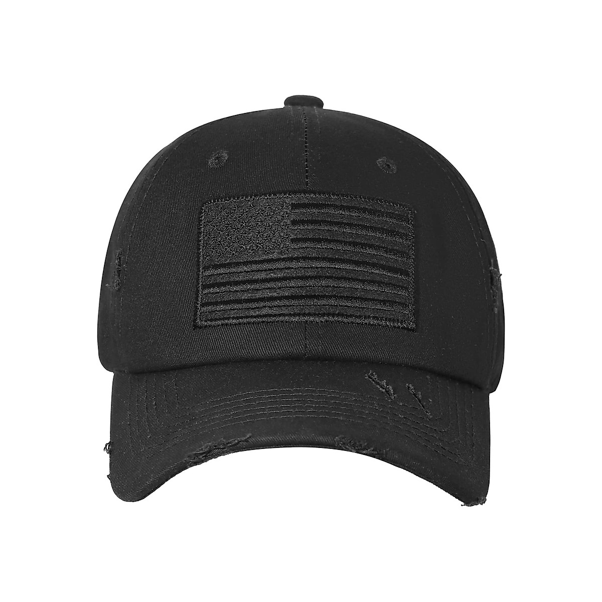 IIN American Flag Baseball Cap for Men Women Low Profile USA Army Tactical Operator Military Plain Dad Hat