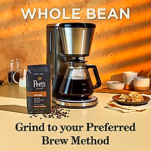 Peet's Coffee, Dark Roast Whole Bean Coffee - Major Dickason's Blend 10.5 Ounce Bag