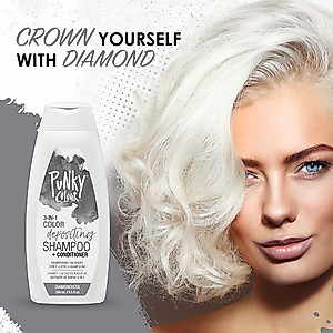 Punky Diamondista 3-in-1 Color Depositing Shampoo & Conditioner with Shea Butter and Pro Vitamin B that helps Nourish and Strengthen Hair, 8.5 oz