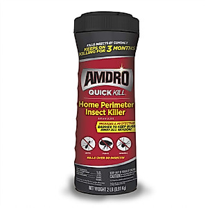Amdro 100526851 Quick Kill Home Perimeter Insect Killer Granules, 2 lb, Clear