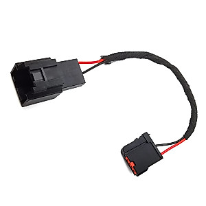 DEVMO Power Adapter Harness Compatible with 2015 Ford C-MAX Edge Expedition Explorer F-150 Fiesta Flex Transit SYNC 2 to SYNC 3 Support A-pple Carplay (GEN 1) USB Media Hub Black and Red