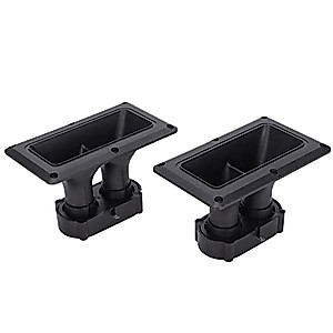 EBTOOLS Wide Dispersion Horn, 3 to 20KHz High Sensitivity 2 Piezoelectric Dual Drive Horn Tweeters, Used in Loudspeaker Tweeters, Dispersed Tweeters