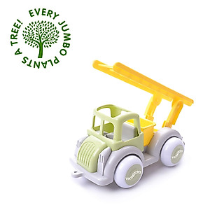 VIKINGTOYS Viking Toys - Ecoline Jumbo Fire Truck - Toy Vehicle with Ladder, Made from Oil-Free Plant-Based Material, Safe and Non-Toxic, for Kids Ages 1 Year +