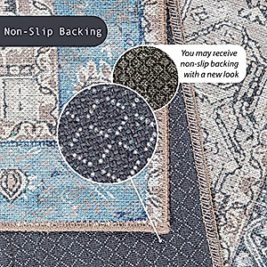 Bellini Rugs Machine Washable Rug with Non Slip Backing, Living Room Rug, Kitchen Area Rug, Pet Friendly Area Rugs, Throw Rugs for Entryway, Home Floor Decor, 3' x 5'