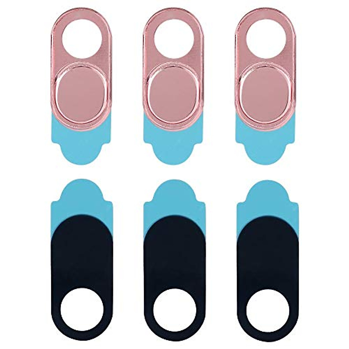 Andraw Valentine's Day Present Easy to Install Webcam Protect Sticker, Camera Protect Sticker, for Phone Smartphone Len(Pink)