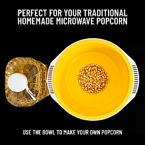 Opopop Microwave Popcorn - Variety 4-Pack Gourmet Popcorn Kit, Collapsible Silicone Popcorn Popper, Popcorn Maker, Gluten Free Snack-Sized Serving, BPA-Free and Dishwasher Safe