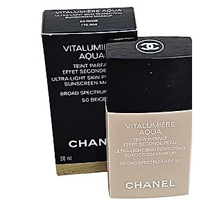 Chanel Vitalumiere Aqua Ultra Light Skin Perfecting M/U SPF15 - # 50 Beige 30ml/1oz