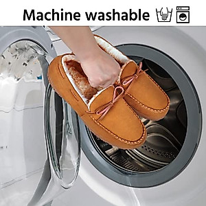 MIXIN Mens Slippers Indoor Outdoor Memory Foam House Shoes Anti-Slip Moccasins Slippers for Men