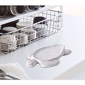 Turtle Spoon Rest For Stove Top Spoon Rest For Kitchen Counter Ceramic Spoon Rest Cooking Spoon Holder Cooking Utensil Rest Large Size Le Creuset Spoon Rest Spoon Reat